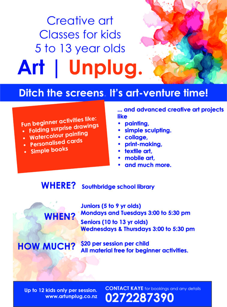 Programmes - Creative Arts for Selwyn District Kids